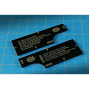 LITKO 3-inch Fight Gauge | Combat Movement | Compatible with Warhammer Age of Sigmar 3rd Edition (Translucent Green)