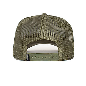 Goorin Bros. The Farm Unisex Spanish-Language Adjustable Mesh Trucker Hat, Olive (Crocodillio), One Size