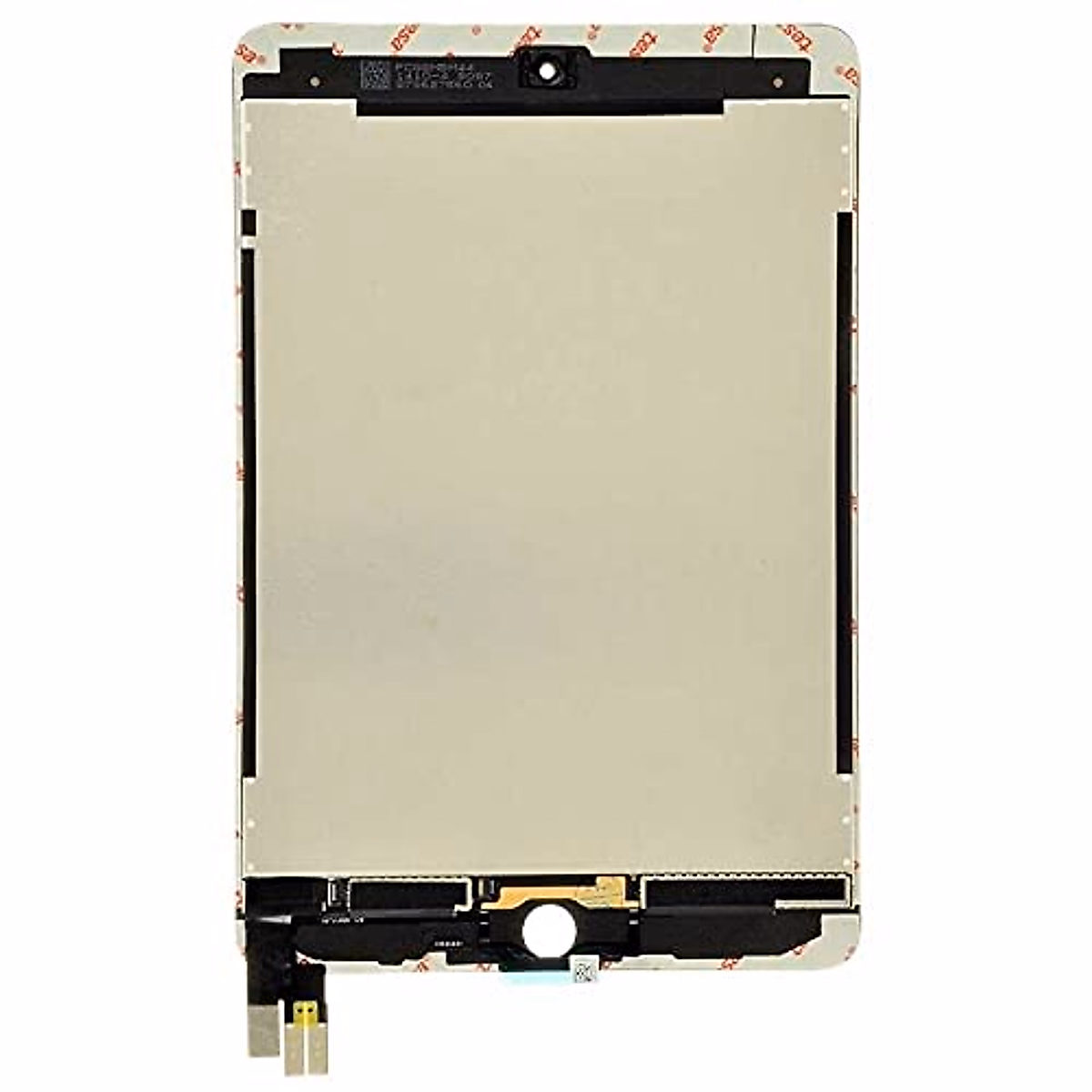 Repair Parts Plus for iPad Mini 5 (5th Gen) Screen Replacement LCD and Glass Touch Digitizer Premium Kit (7.9", A2126 | A2124 | A2133) + Sleep/Wake Sensor (Silver | Gold) + Adhesive - White