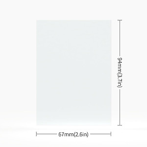 Rayvol 500 Soft Penny Card Sleeves, 67 x 94mm Card Sleeves Fit 2-5/8'' x 3-5/8'' Trading Cards, for Baseball Cards, Sports and Other Trading Card Games (500 x 1 Pack)