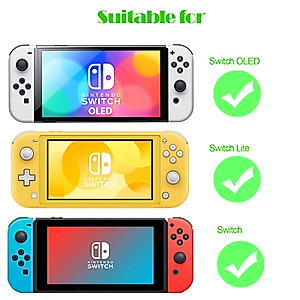 FYY for Nintendo Switch/Switch OLED Carrying Case, Portable Travel Carrying Pouch Ultra Slim Felt Bag with 5 Game Cartridges Holders for Nintendo Switch 2017/Switch OLED 2021 Grey