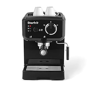 Starfrit 024005-001-0000 Cappuccino Espresso Machine, Standard, Black