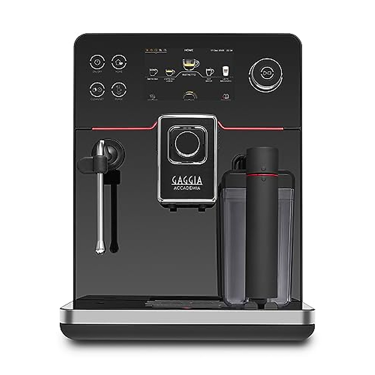 Gaggia Accademia Luxury Italian Fully Automatic Espresso Machine with 19 Customized drink settings,0.5 Liters,RI9782/46 Brushed Stainless
