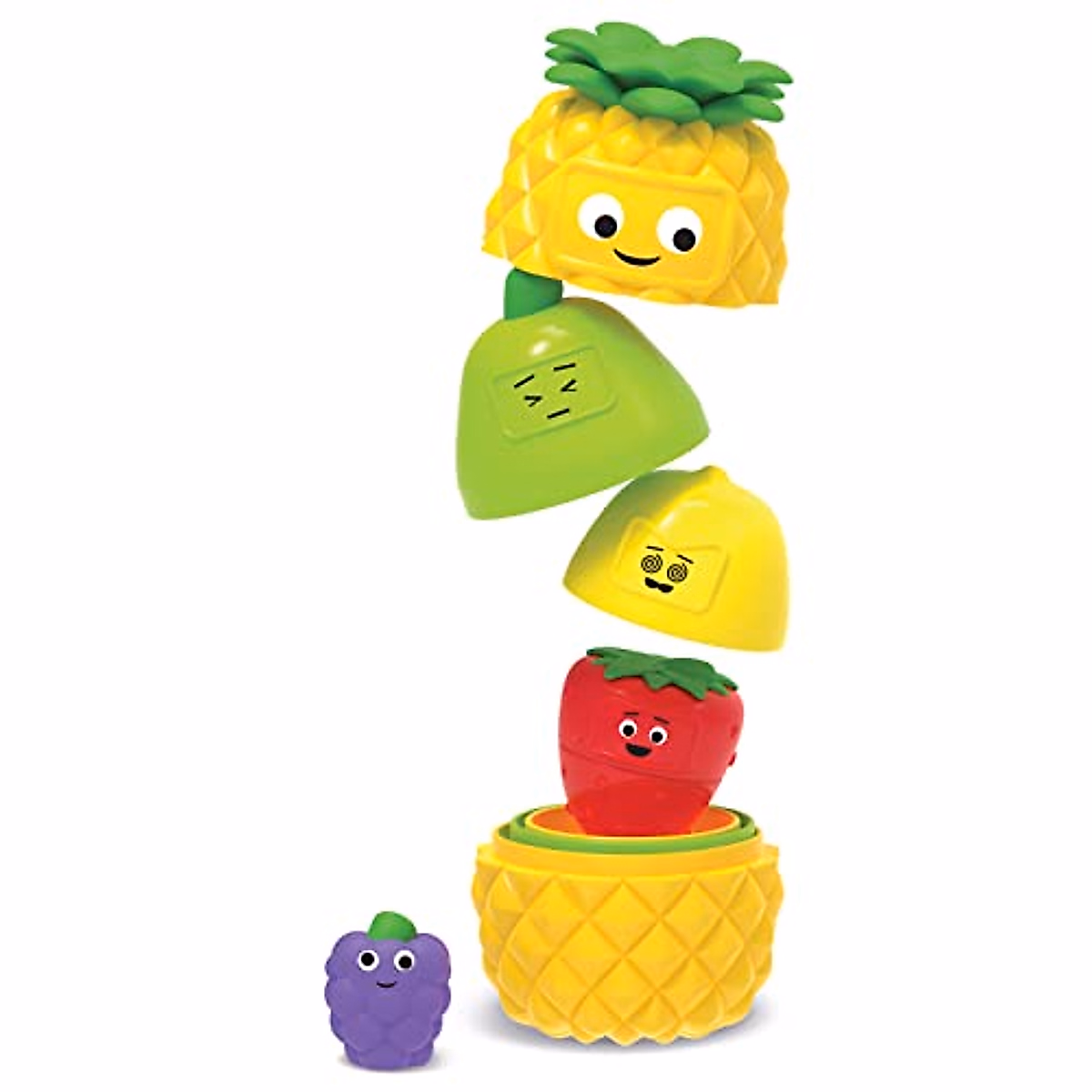 Learning Resources Big Feelings Nesting Fruit Friends, 9 Pieces, Ages 18+ Months, Social Emotional Learning Toys, Sensory Toys, Speech Therapy Materials