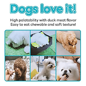 DOCTOR BY Probiotic Chew, Dental Dog Treats with Probiotic Supplement for Small/Medium Dogs – Freshens Breath, Supports Digestive Health (4.6oz, 10 Packs) (Duck) (Probiotics)