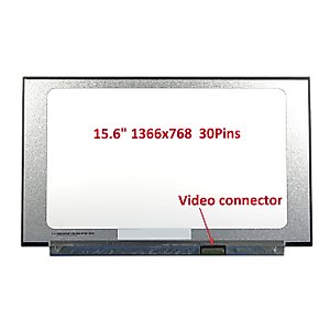 FULLCOM New 15.6 inch Screen B156XTN08.0 HW0A, N156BGA-EB3 C1 Glossy Narrow Edge Replacement Screens