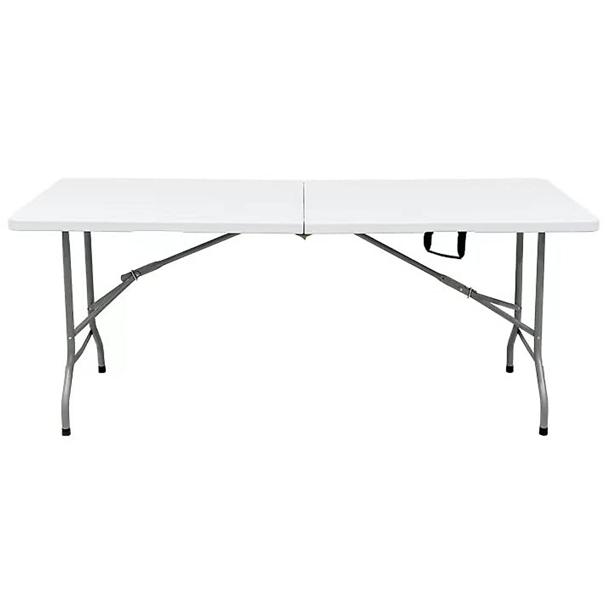 CaliGreen Tools Portable Utility Camping Folding Table, 6 Feet,White