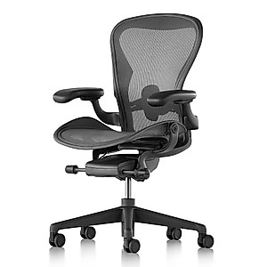Herman Miller Aeron Chair, B, Graphite -
