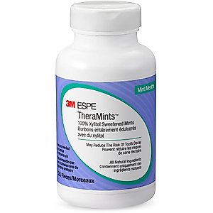 3M Medical TheraMints 100% Xylitol Sweetened Mints, Mint Flavor, 520 Mint Bottle
