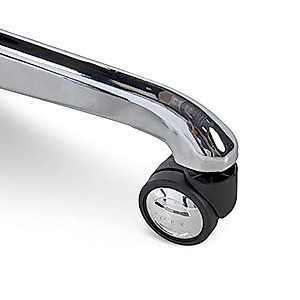 La-Z-Boy Sutherland Quilted Leather Executive Office Chair with Padded Arms, High Back Ergonomic Desk Chair with Lumbar Support, Cream Microfiber Fabric