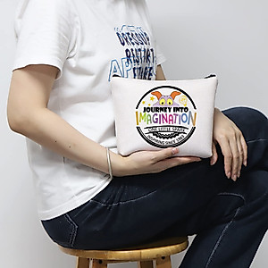 MNIGIU Figment Cosmetic Bag for Women and Girls