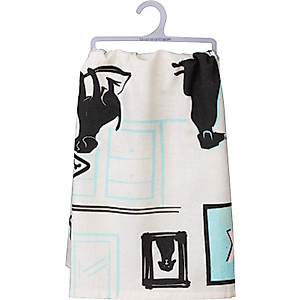 PBK I Just Want to Be a Stay at Home Dog Mom Kitchen Dish Towel Cotton