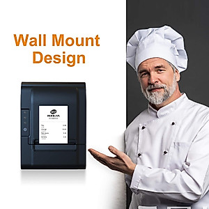 Rongta POS Printer, 80mm USB Thermal Receipt Printer, Restaurant Kitchen Printer with Auto Cutter Support Cash Drawer,USB Serial Ethernet Interface Optional for Windows/Mac/Linux (RP326)