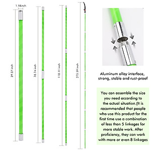 THILEMON Pole Saws for Tree Trimming Manual 26 foot Tree Pole Pruners for Tree Trimming Saw, Tree saw Tree Pole saw manual knives with Storage Pocket.