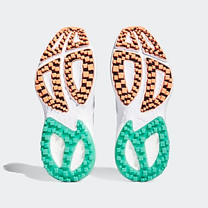 adidas Men's Solarmotion Spikeless BOA Golf Shoes, Footwear White/Core Black/Court Green, 9.5