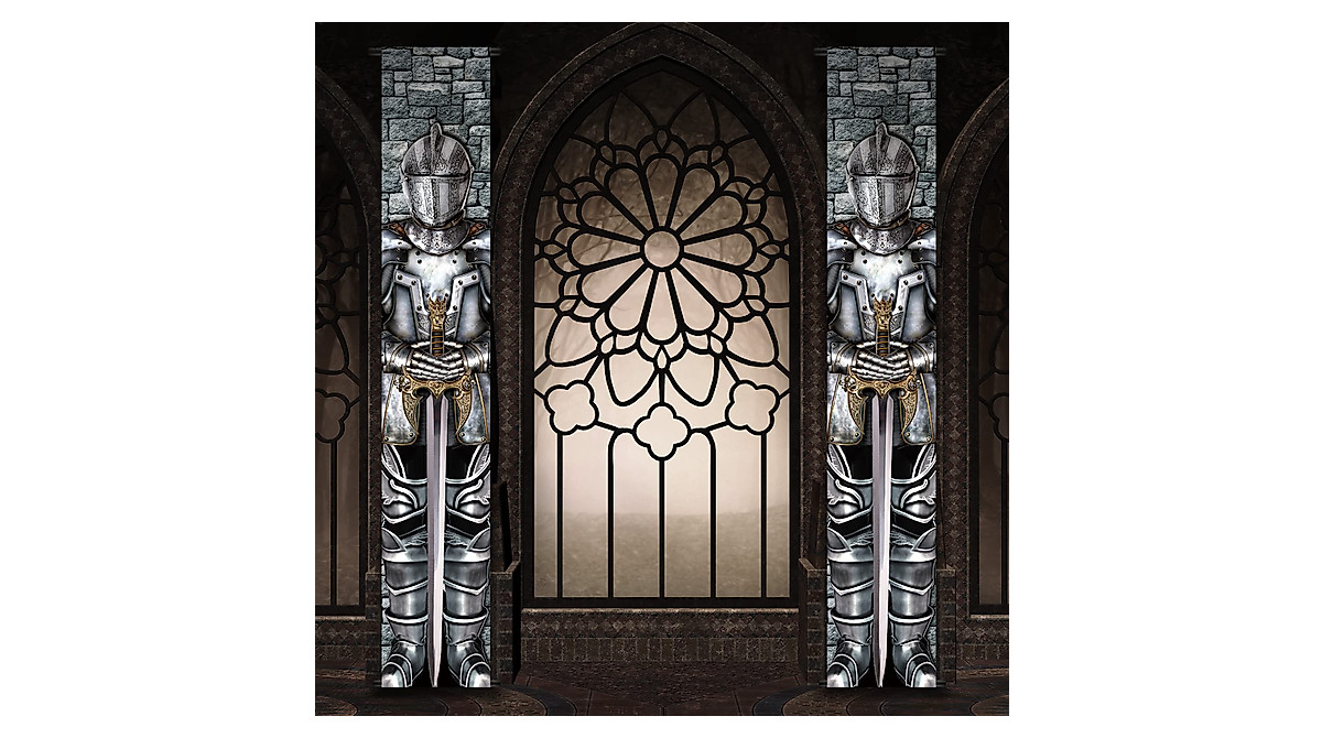 Medieval Knight Banner for Parties and Decor | Armor Suit Hangings