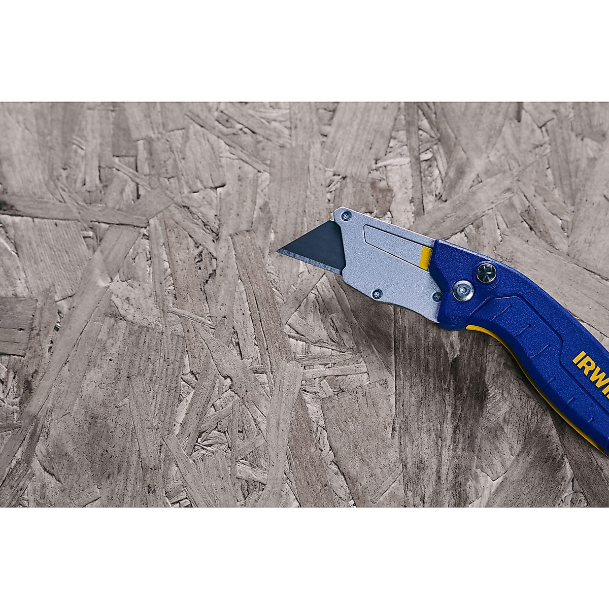 IRWIN Utility Knife, Push And Flip Compact Foldable (IWHT10577)
