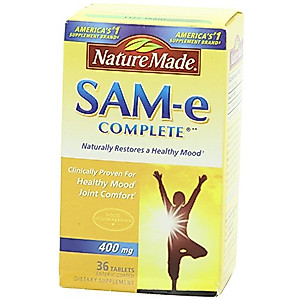 Nature's Made Sam-e Complete 400-mg 36 Tablets (2 Pack)