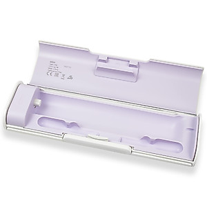 Oral-B Genius Series Travel Toothbrush Kit with Charging Function for 1 Handpiece and 2 Toothbrush Heads | Set Includes Travel Case and US-Charging Cable (Orchid Lila)