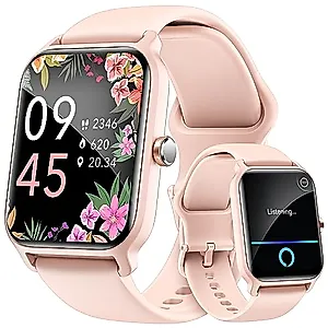 Fitpolo Smart Watch for Women, 1.8" Fitness Watch with Alexa, 100+ Sports Activity Trackers for Android iPhone(Answer/Make Call), Womens Smart Watches with Heart Rate Sleep SpO2 Monitor