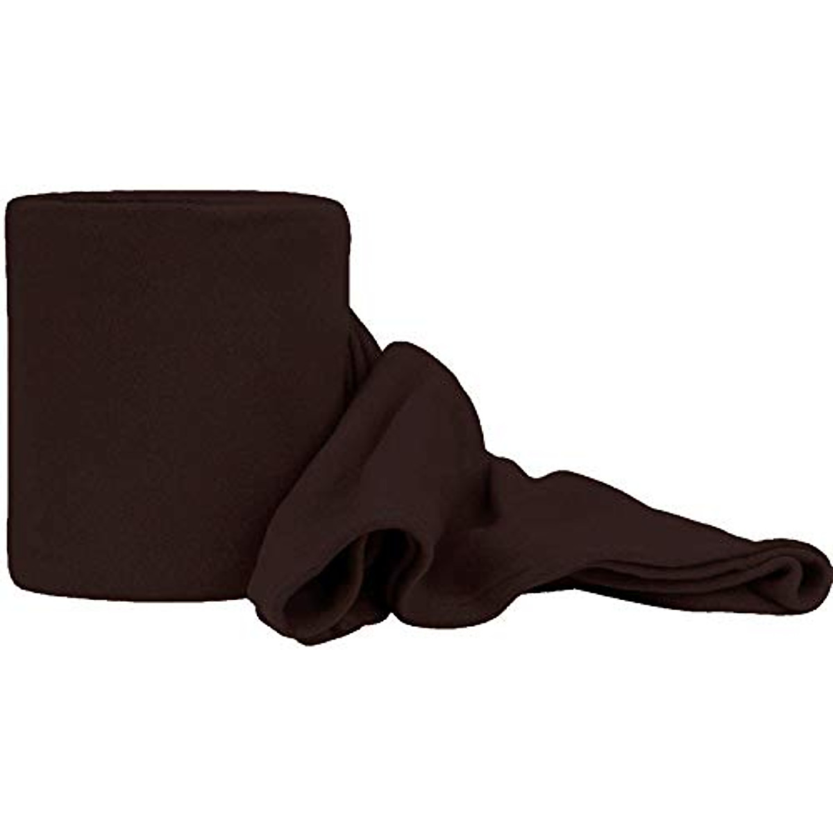 The Home Talk Store Polar Fleece Bed Blanket | Thermal Lightweight Spread | Poly-Fiber | All Season Cozy Throw Paw Blankets for Dogs, Cats | Pet Blankets | Twin Size | 56’’ x 92’’ | Coffee Brown