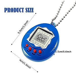 KAWAKI Virtual Electronic Digital Pets Game 90s Toys Nostalgic Virtual Digital Pet Retro Handheld Game Machine