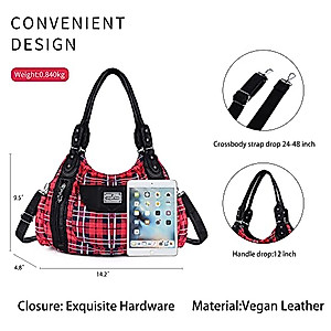 Angel Kiss Women Handbags Shoulder Bags Washed Leather Satchel Tote Bag Mutipocket Hobo Purse