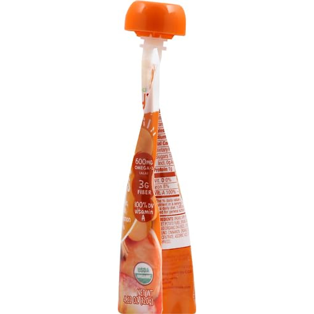 Happy Tot Organics Super Foods, Sweet Potato, Apple, Carrot & Cinnamon, 4.22 Ounce (Pack of 1)