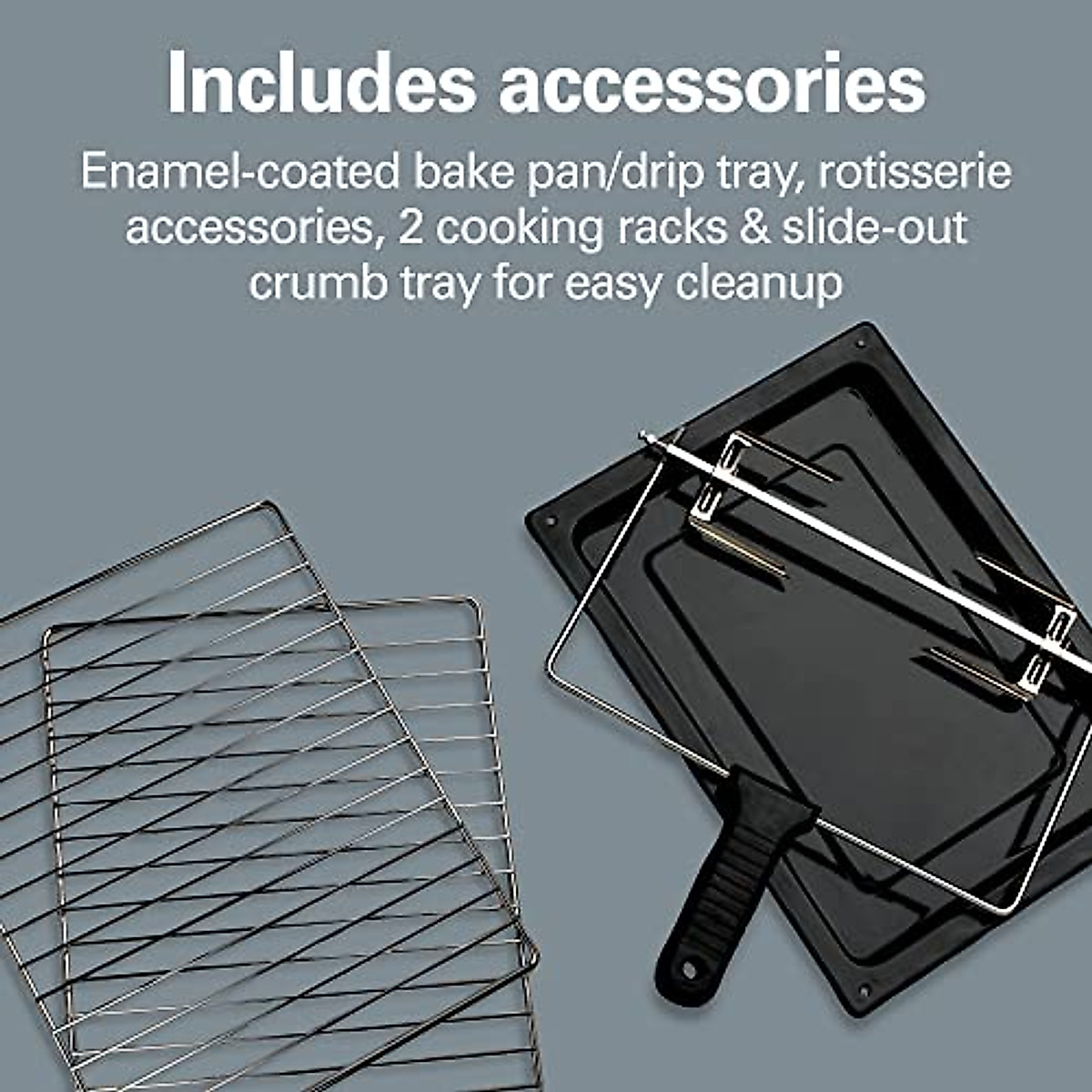 Hamilton Beach Counter Top Oven with Convection & Rotisserie Extra Large Capacity - 31101