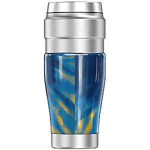 THERMOS University of Toledo OFFICIAL Tie-Dye STAINLESS KING Stainless Steel Travel Tumbler, Vacuum insulated & Double Wall, 16oz