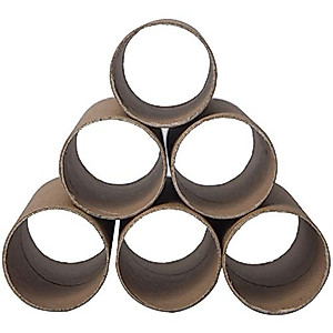 30 Pack Craft Rolls - Round Cardboard Tubes - Cardboard Tubes for Crafts - Craft Tubes - Paper Tube for Crafts - 1.57 x 3.9 Inches - Brown