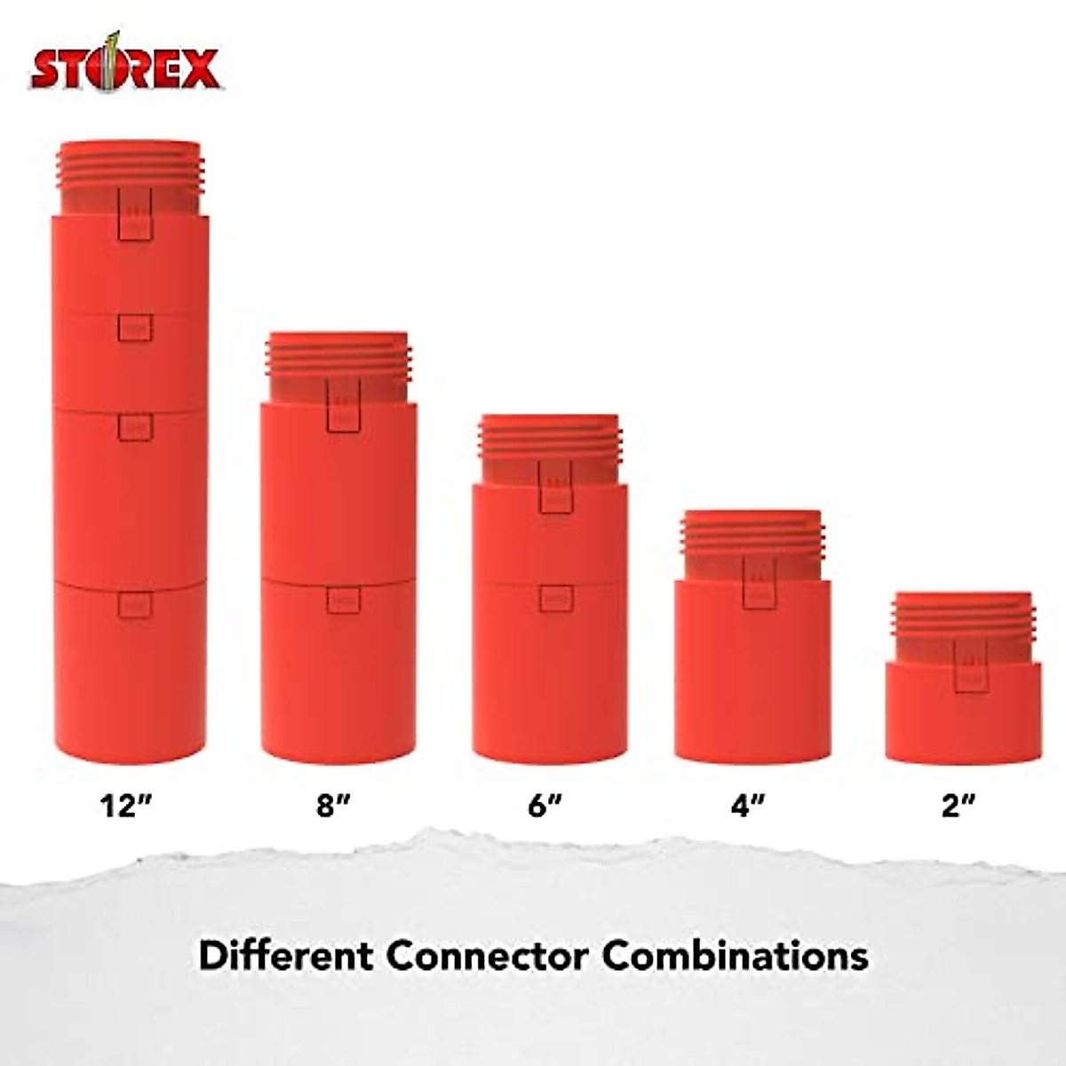 Storex Active Tilt Stool – Ergonomic Seating for Flexible Office Space and Standing Desks, Adjustable 12-24 Inch Height, Red (00324U01C)