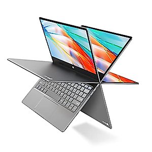 Newest BMAX 2 in 1 Laptop 2023, Upgraded Intel Quad Core N5100(up to 2.8GHz), 8GB DDR4, 256GB SSD, Touchscreen 11.6" FHD (1920 x 1080) Display, Windows 10, Type-C, HDMI, Thin All-Metal Body