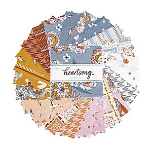 Riley Blake Designs Riley Blake Heartsong 5'' Stacker 42pcs, Multi Yard