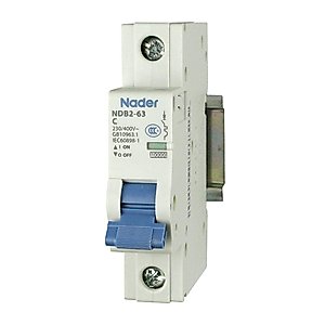 ASI AC Miniature Circuit Breaker - 1 Pole DIN Rail Mount 20 Amp 240 Volt Unit with Shock-Proof Terminations, Trip Curve C, L1 and Neutral Circuits (Pack of 1)
