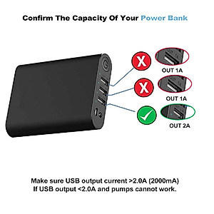 Smarkey 9 Volt USB Car Adapter for Medela Pump-in-Style Advanced Breast Pump Replaces Part # 67174 or 920.7010 9207010（Easy to Carry When Travel）