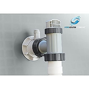 Intex 26731EH 18ft x 48in Outdoor Prism Frame Above Ground Swimming Pool Set with Cover, Ladder, Filter Pump, and 6 Replacement Filters, Gray