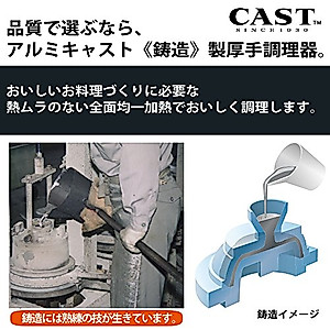 Hokuriku Aluminum Fry Pan, 11.8 inches (30 cm), Lightweight, Gas Fire, Made in Japan, Deep, Light, All-Over Uniform Heating, Time-saving Frying Pan, Durable, Frying Pan, Made in Japan, Aluminum