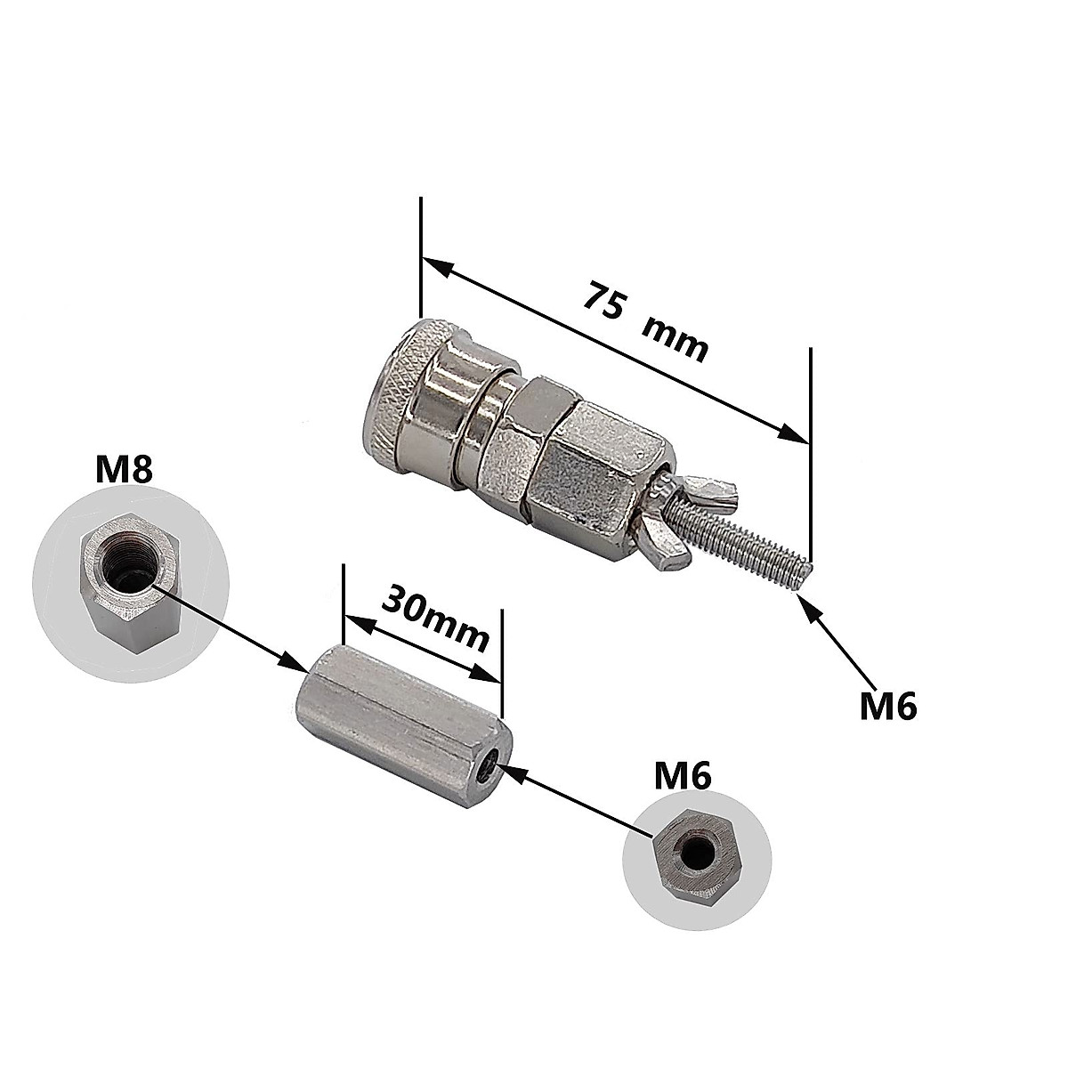Vac-U-Lock Connector DIY Design M8 Widely Use