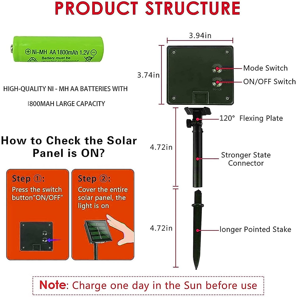 Dazzle Bright 2 Pack Total 400LED 132FT Halloween Solar String Outdoor Lights, 8 Modes Waterproof Halloween Lights for Bedroom Patio Garden Tree Party Yard Decoration (Purple & Orange)