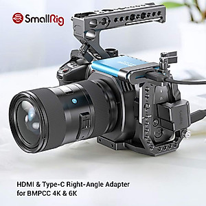 SmallRig Right-Angle Adapter for USB-C, Only for Blackmagic Pocket Cinema Camera BMPCC 4K Camera Cage - AAA2700