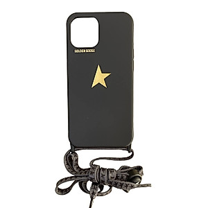 Golden Goose Star Lace-Trimmed iphone 12 Pro Max Case Black