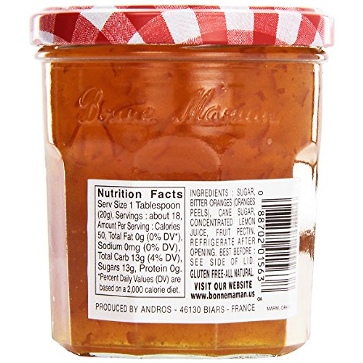 Bonne Maman Orange Marmalade, 13 Oz