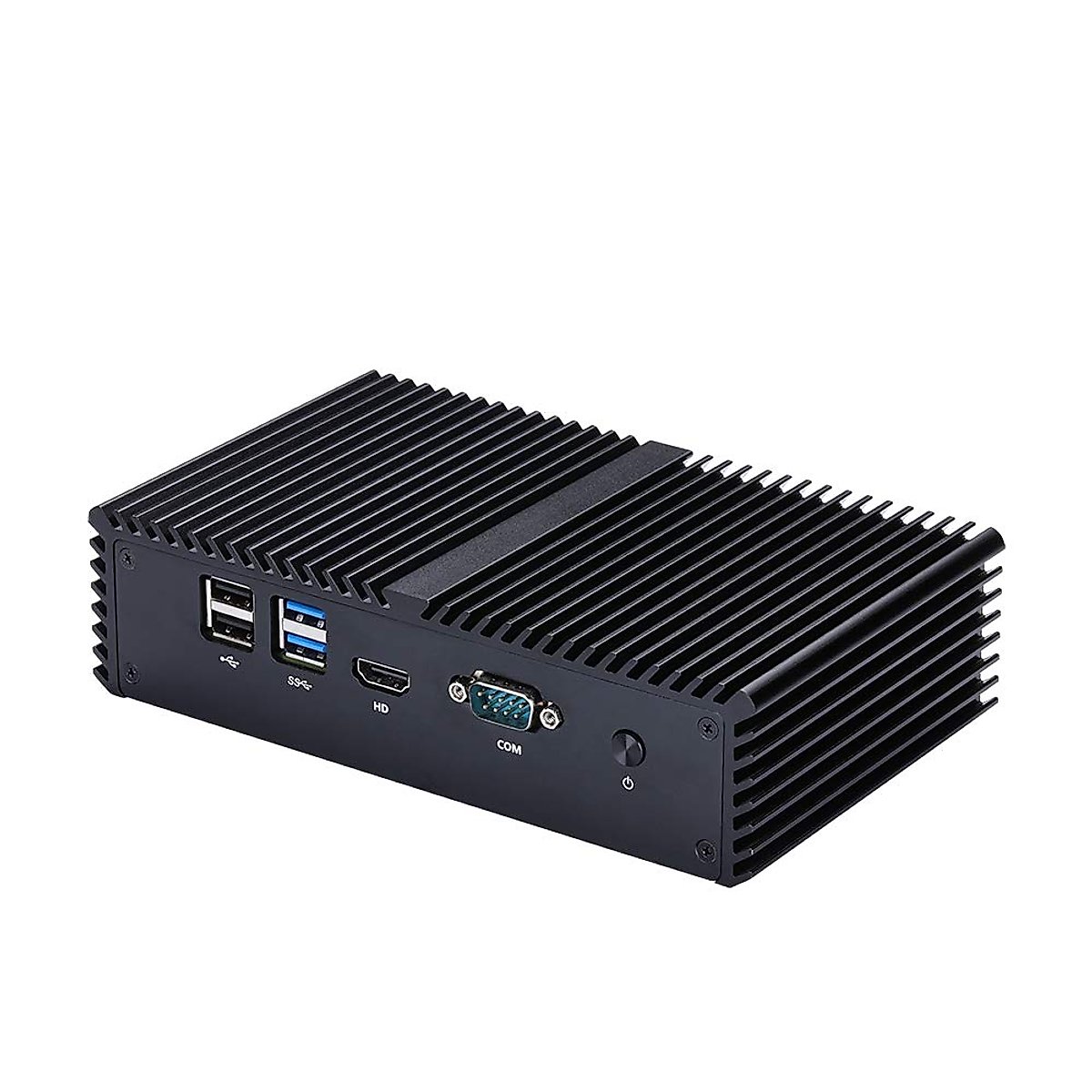 Qotom Qotom-Q555G6-S05 Computer with Core i5 7200U Processor and 6 Gigabit NICs AES-NI Fanless Mini PC (4G DDR4 RAM + 32G MSATA SSD)