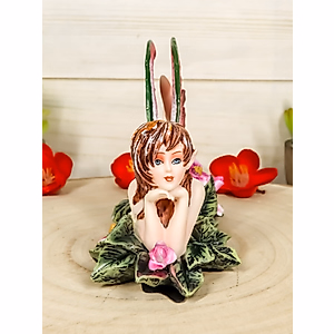 Ebros Amy Brown Whimsical Primrose Spring Flower Garden Fairy Figurine FAE Magic Statue Fantasy Collectible 4.75" Long