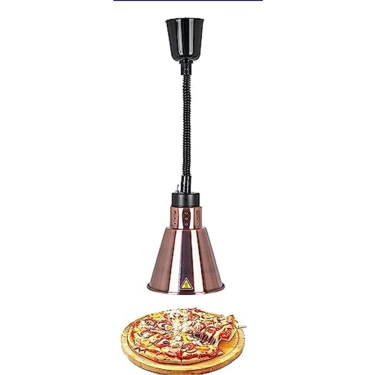 Adjustable Heat Lamp for Parties Buffets, Food Heat Lamp Kitchen Lights Buffet Server Food Warmer Metal Chandelier, for Parties Buffet Restaurant, Keep Food and Dishes Warmer