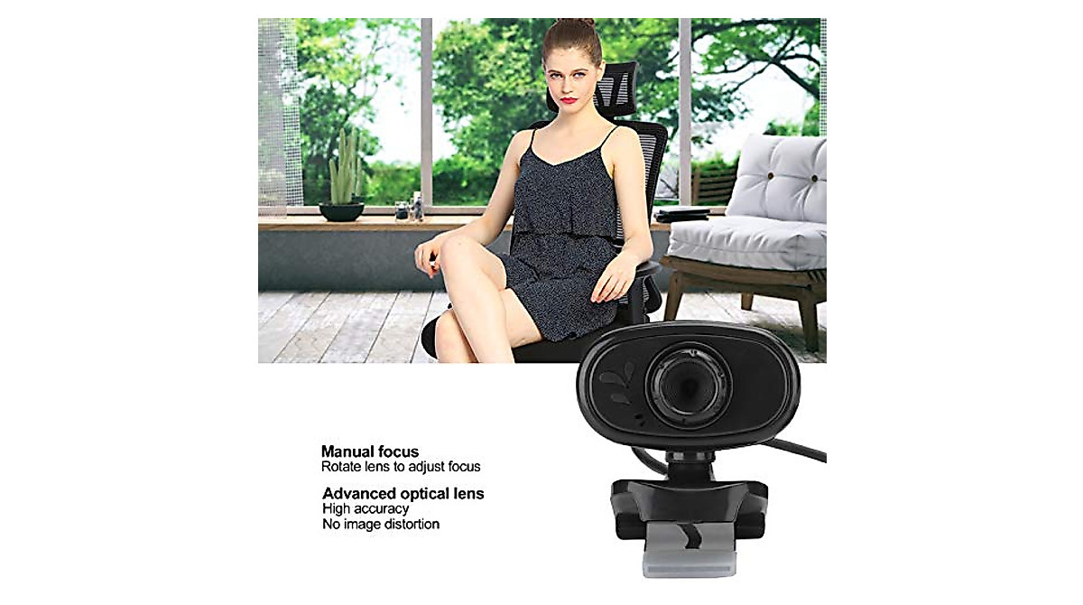 GOWENIC Archuu Manual Focusing USB Web Camera,PC HD Desktop DriveFree Video Conference Webcam ...