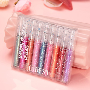 Aseawave Girls Lip Gloss, Shimmery Lip Glosses for Girls Teens & Women, | Syrupy gloss| Glossy Finish| Long-lasting| Moisturizing| Highlighting| Natural-beauty | Lip Glow Set