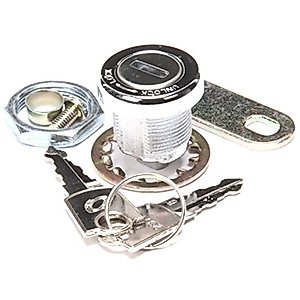 Maxx Cold R3734-030 Lock and Key Set for Solid Door Refrigerator Cooler and Freezer Reach in Uprights MCR-23FD MCF-23FD MCR-49FD MCF-49FD MCR-72FD MCF-72FD, Silver