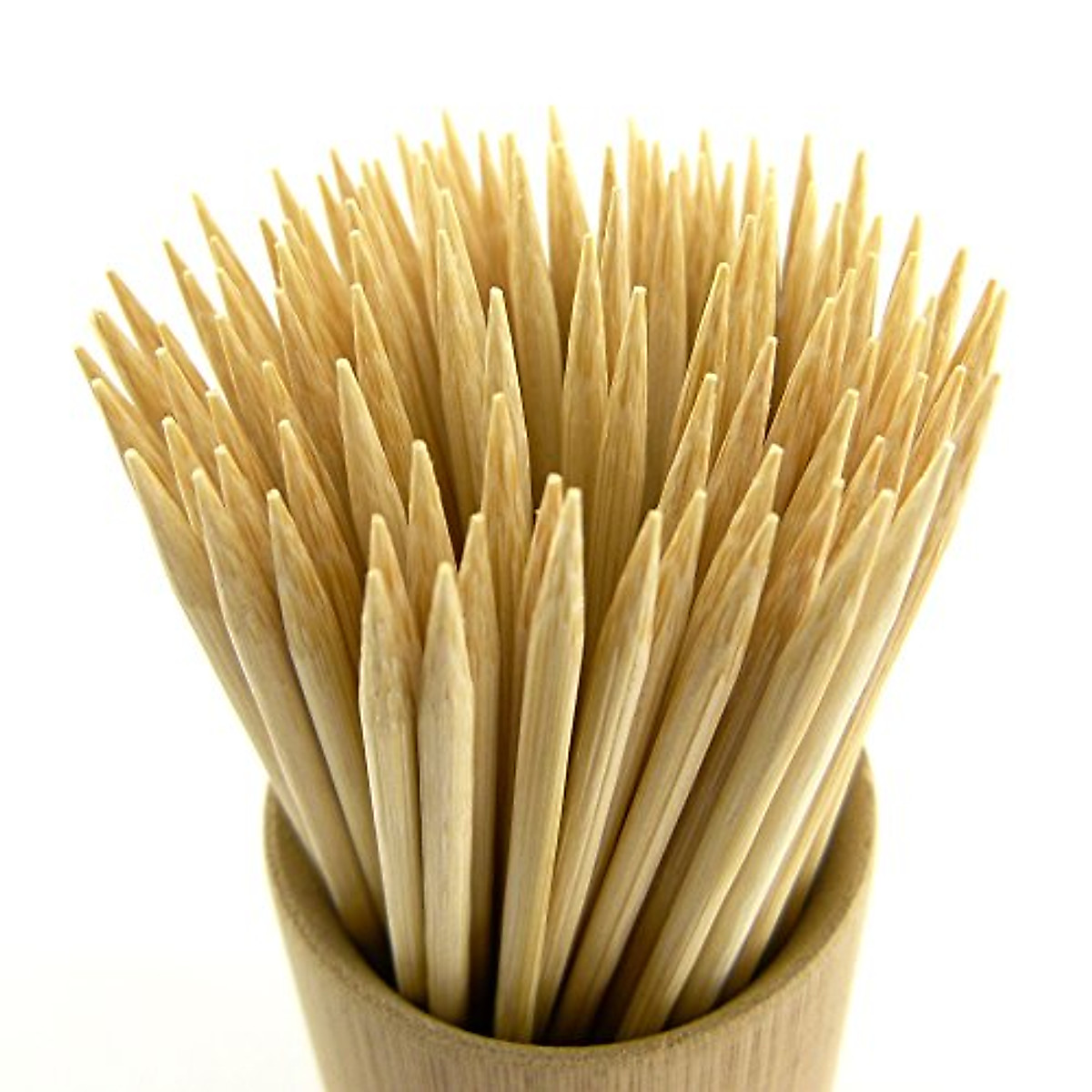 BambooMN Brand - Premium Round Sharp Point Bamboo Skewers 7.1" X 3mm - 300pcs